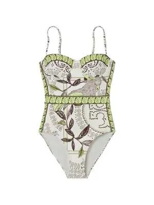 Tory Burch Multi-color Adjustable One-piece Swimsuit