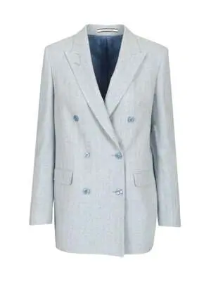 Tagliatore Double-breasted Jacket With Buttoned Cuffs