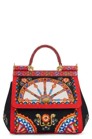 Dolce & Gabbana Mini Handbag With Decorative Pattern - Multicolor