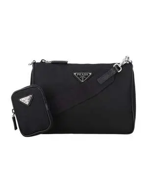 Prada Refined Mini Handbag With Adjustable Strap
