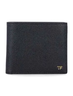 TOM FORD Luxury Leather Wallet For - Nero