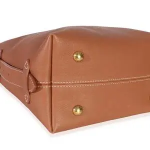 LOUIS VUITTON Grained Calfskin Hobo Pm Shoulder Bag - Brown