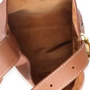 LOUIS VUITTON Grained Calfskin Hobo Pm Shoulder Bag - Brown