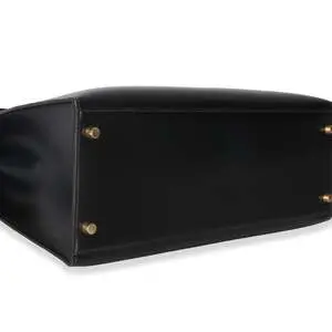 Hermès Box Sellier Kelly 35 Handbag - Black