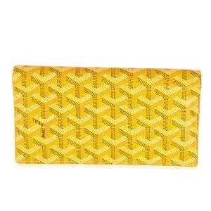Goyard Goyardine Canvas Richelieu Wallet - Yellow