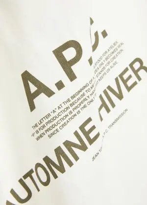 A.p.c. Logo-print Cotton T-shirt