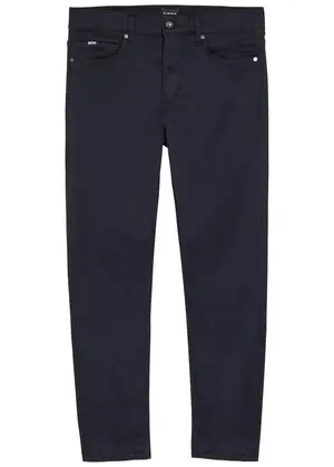 BOSS Delaware Slim-straight Jeans - Navy