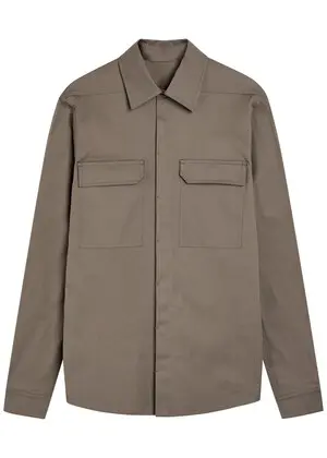 Rick Owens Camicia Stretch-cotton Work Shirt