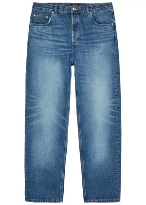 A.p.c. Fairfax Washed Straight-leg Jeans
