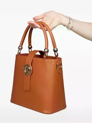 MARCO CASTELLI Agape Leather Tote Bag - Neutrals