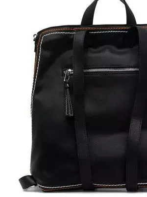 Desigual Contrast-stitch Braided-trim Backpack