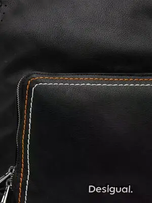 Desigual Contrast-stitch Braided-trim Backpack