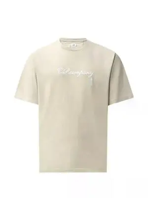 C.P. COMPANY Embroidered-logo T-shirt
