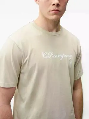 C.P. COMPANY Embroidered-logo T-shirt