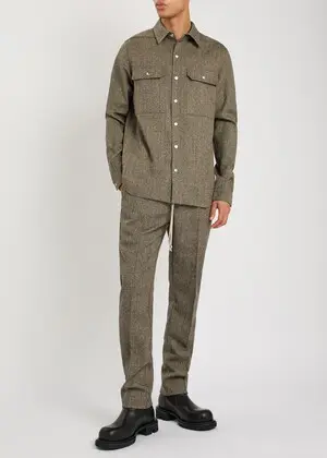 Rick Owens Slim-leg Wool Sweatpants