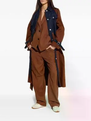 ALLSAINTS Daily Belted Panelled Coat