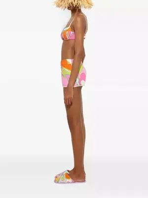 Emilio Pucci Orchidee-print Cotton Terry Shorts