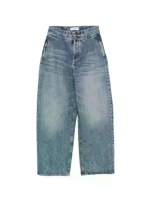 Attico Double-waist Wide-leg Jeans
