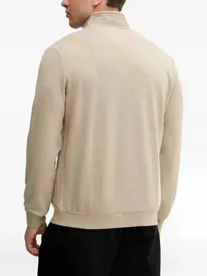 Guess Zip-up Panelled Sweater