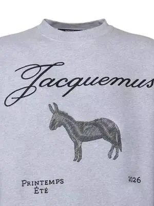 Jacquemus Donkey Motif Crew Neck Sweater