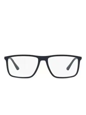 Emporio Armani Rectangle Frame Eyeglasses - Blue