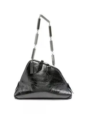 Attico La Scala Metallic-effect Chain-link Tote Bag - Grey