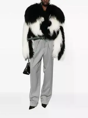 Attico Pleated Belted Trousers