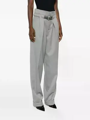 Attico Pleated Belted Trousers