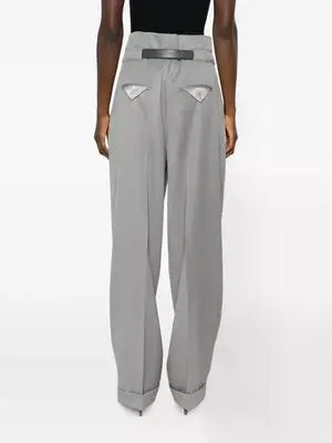 Attico Pleated Belted Trousers