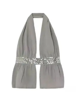 Gimaguas Sequin-embellished Halterneck Top