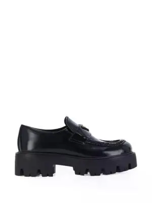Prada Logo Plaque Chunky Sole Loafers