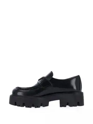 Prada Logo Plaque Chunky Sole Loafers