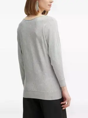 Guess Crystal-embellished Logo Motif Sweater