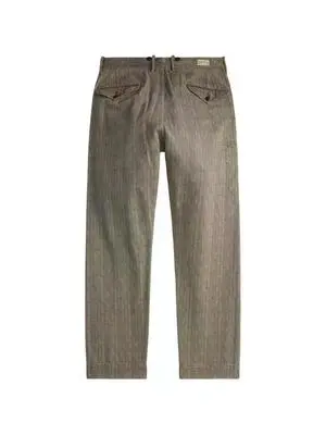 Ralph Lauren Herringbone Cotton Trousers