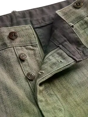 Ralph Lauren Herringbone Cotton Trousers