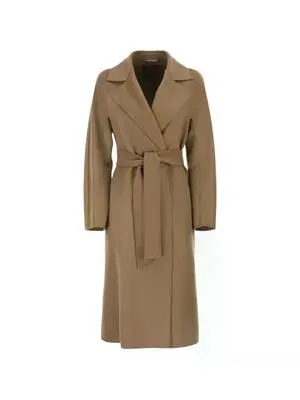 Max Mara Belted Kimono-sleeve Coat