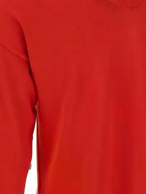 KANGRA Side-slit V-neck Sweater
