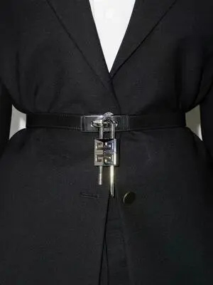 Givenchy 4g Padlock Belt - Black