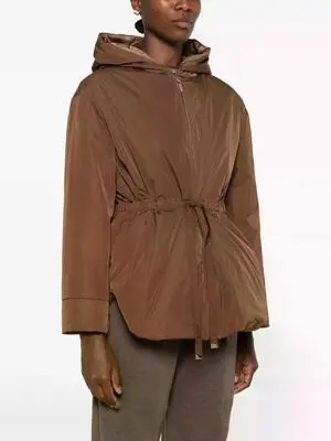Max Mara Hooded Drawstring Coat