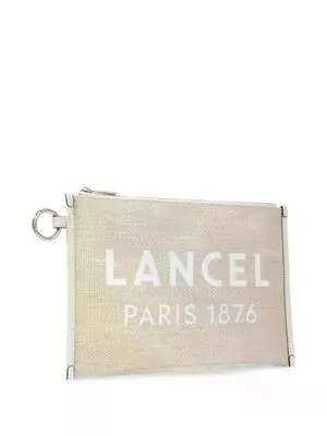 LANCEL Logo Print Pouch