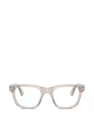 Persol Cecil Rectangle-frame Glasses - Neutrals