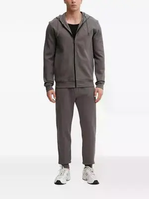 Guess Logo-patch Drawstring Track Pants - Grey