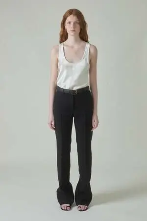 HEIRLOME Adau Silk Satin Tank Top - Ivory