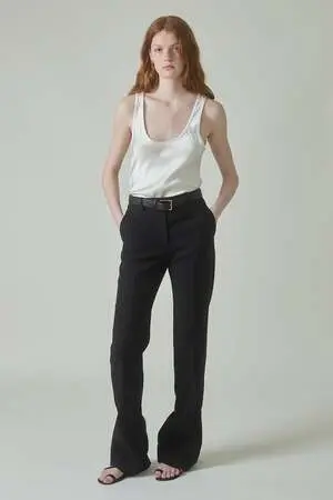 HEIRLOME Adau Silk Satin Tank Top - Ivory