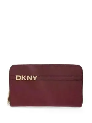 Dkny Avril Zip-around Wallet - Red