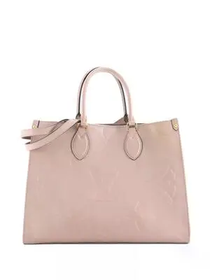 LOUIS VUITTON Monogram Empreinte Giant Onthego Mm Tote Bag - Neutrals