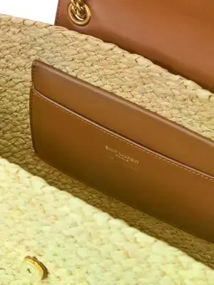 Saint Laurent Manon Raffia Tote Bag