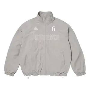 Supreme X Umbro Rhinestone Track Jacket - Light Grey