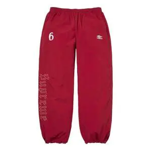 Supreme X Umbro Ss26 Rhinestone Track Pant - Red