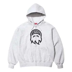 Supreme X Spitfire Ss26 Zip-up Hooded Sweatshirt - Grey